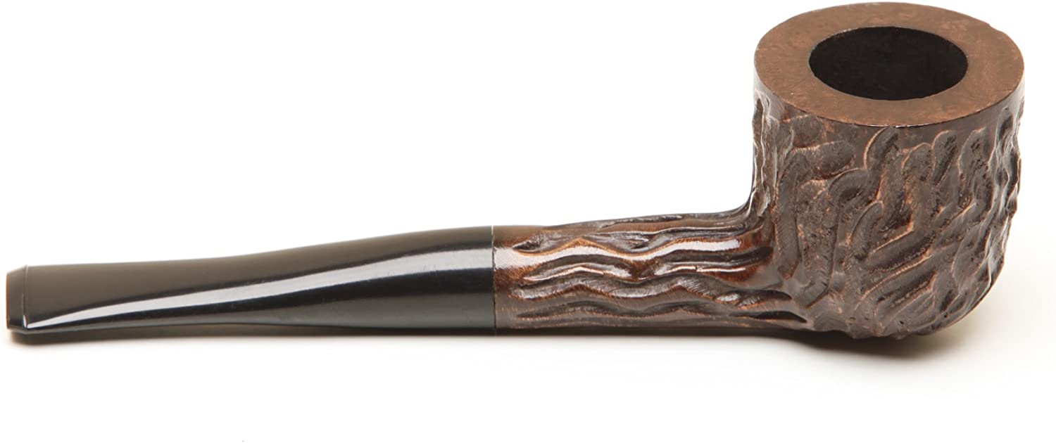 Dr Grabow Golden Duke Rustic Straight Tobacco Pipe