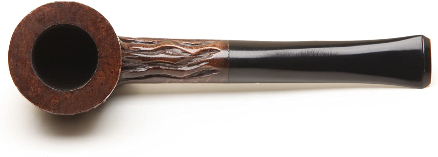 Dr Grabow Golden Duke Rustic Straight Tobacco Pipe