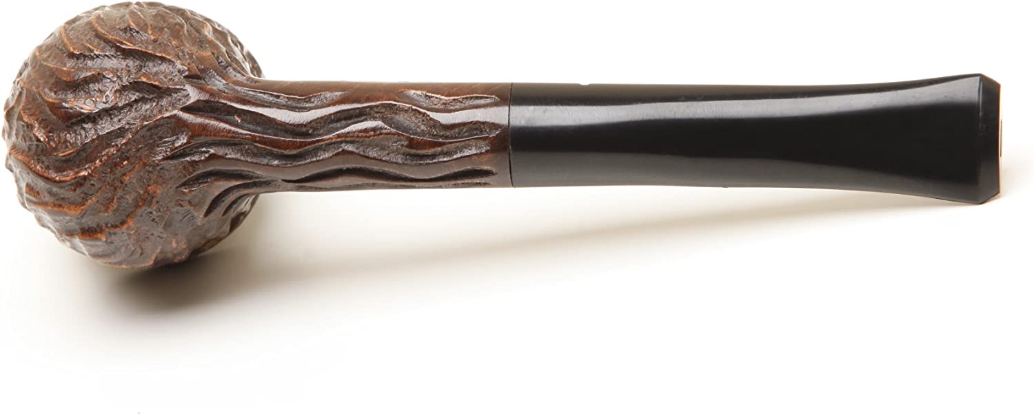 Dr Grabow Golden Duke Rustic Straight Tobacco Pipe