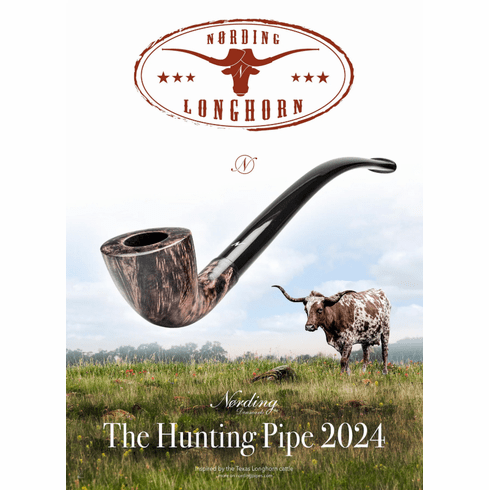 Erik Nording 2024 Hunter Series The Longhorn Smooth Tobacco Smoking Pipe