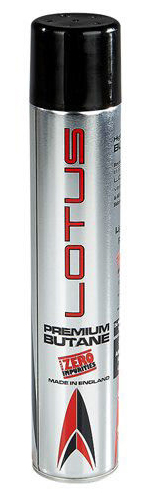 Lotus Premium Lighter Butane Refill Fuel 13.40 oz/400ml Canister