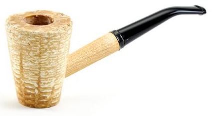 Missouri Meerschaum Mark Twain Dublin-Style Bent Corn Cob Pipe