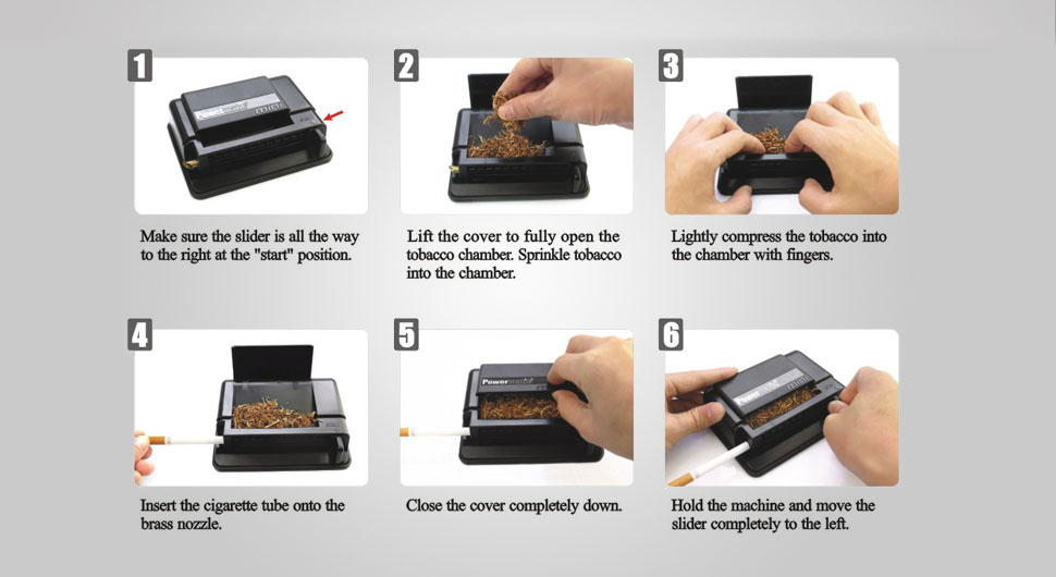 Powermatic Mini Manual Tube Injector Make-Your-Own Cigarette Making Machine