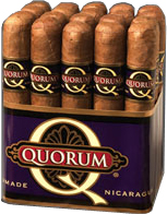 Quorum Robusto Cigars: Size 4 3/4 x 50 - Bundle of 20
