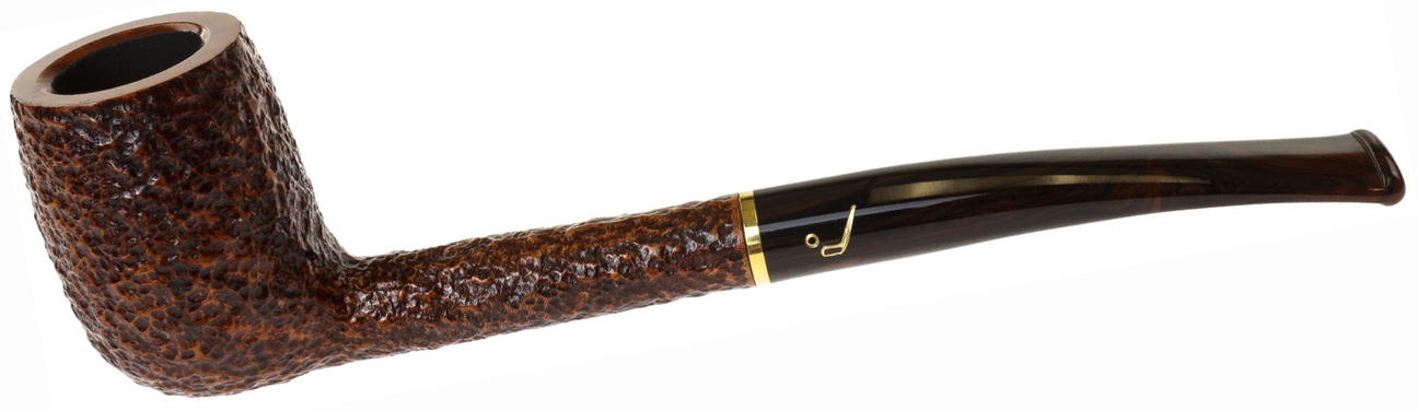 Savinelli Bing's Favorite Walnut Rustic Smoking Pipe w/ Black Lucite ...