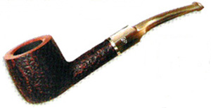 Savinelli Roma Lucite #122 Quarter Bent Pot Smoking Pipe
