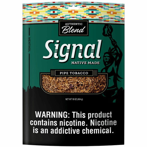 Signal Authentic Blend Native Made Fine Menthol Cut Loose Pipe Tobacco ...