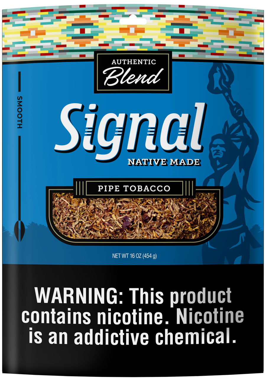 Signal Authentic Blend Native Made Fine Smooth Cut Loose Tobacco - 16 ...