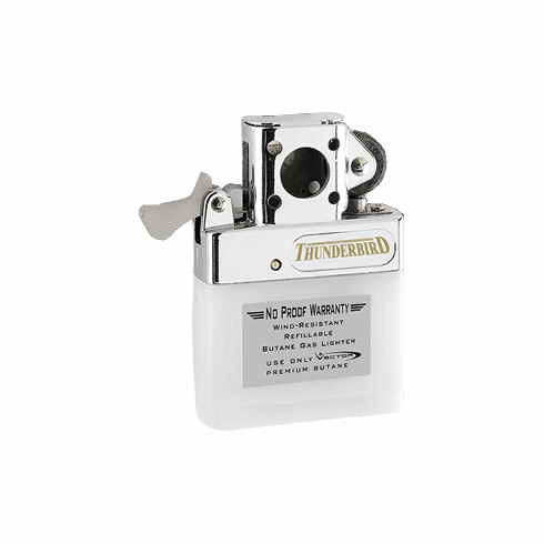 Thunderbird Butane Soft Flame Flip Top Pipe Lighter Insert