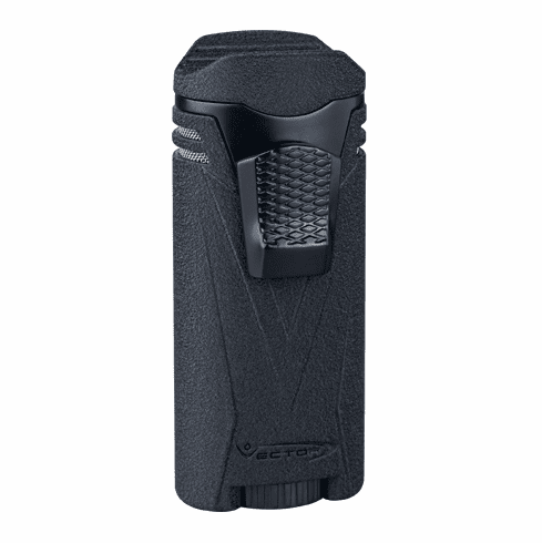 Vector Ironquad Wind Resistant Quad Flame Jet Torch Cigar Butane Lighter