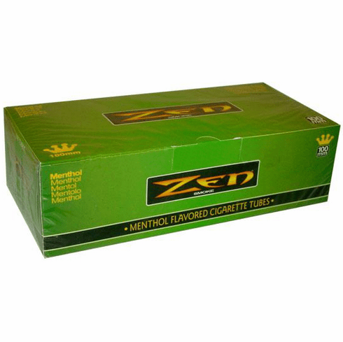 Zen Smoke Menthol 100mm Filter Cigarette Tubes