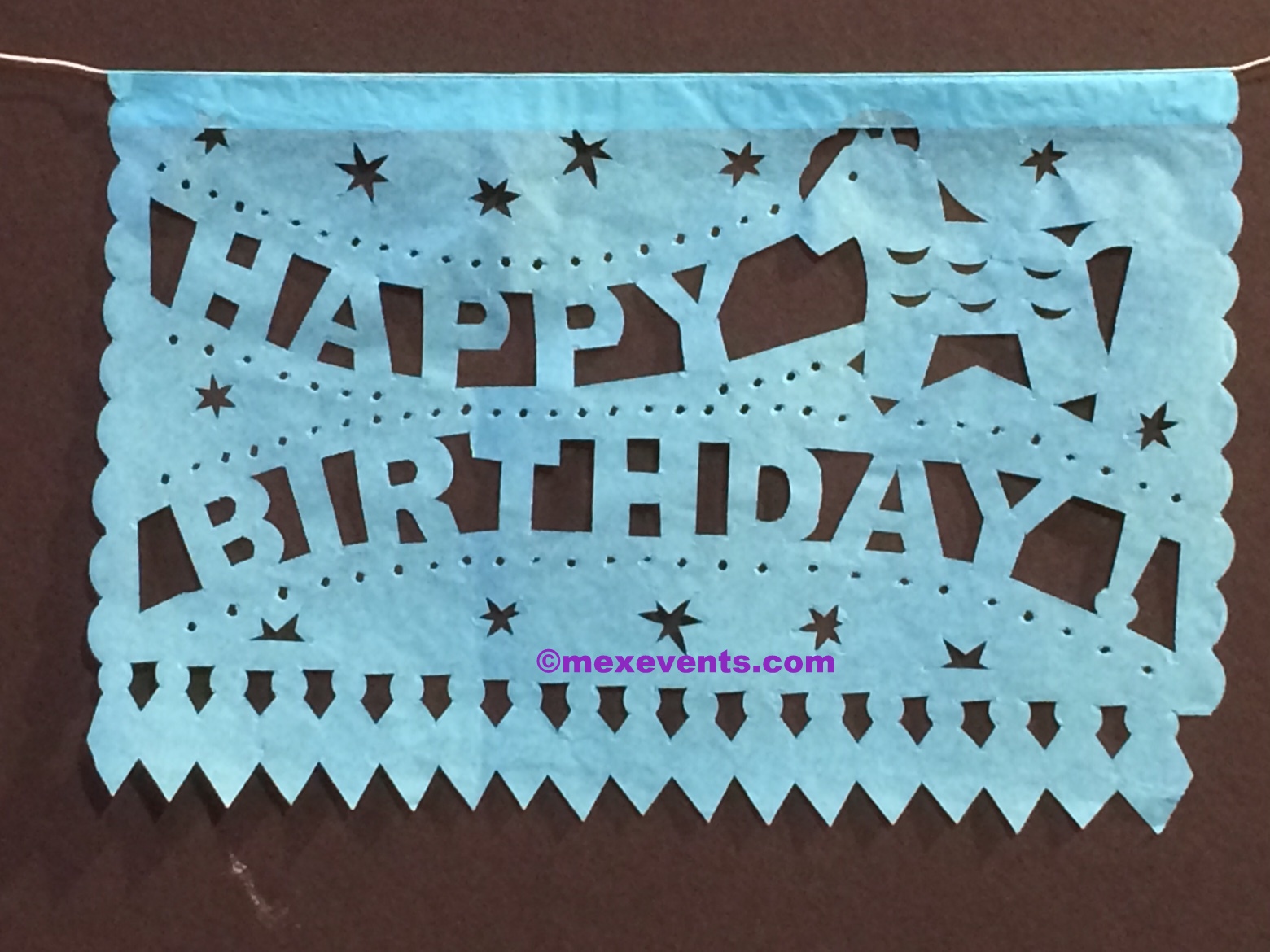 Birthday * Cumpleaños Papel Picado Banner