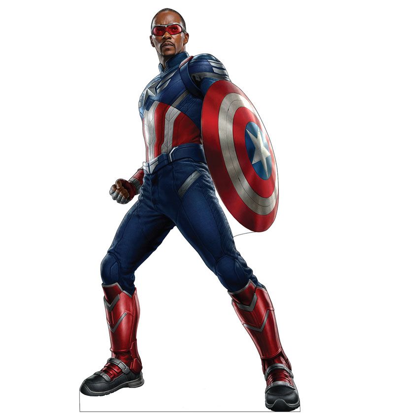 Captain America Brave New World Captain America Cardboard Cutout