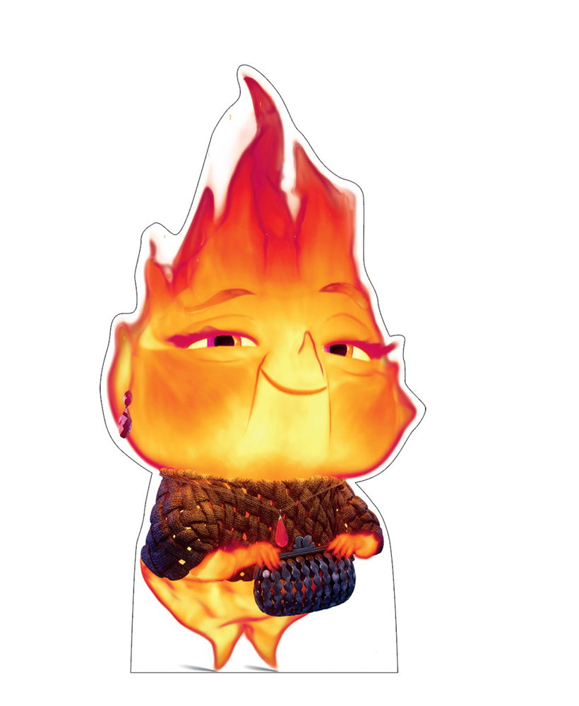 Disney Elemental Cinder Lumen Lifesize Cardboard Cutout