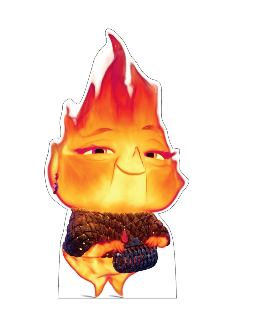 Disney Elemental Cinder Lumen Lifesize Cardboard Cutout