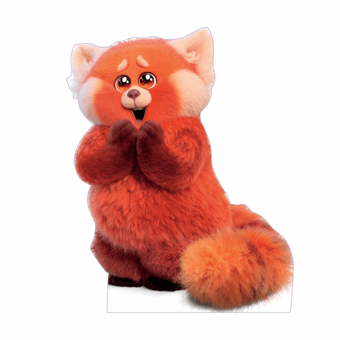 Disney Pixar Turning Red Red Panda Lifesize Cardboard Cutout Standee