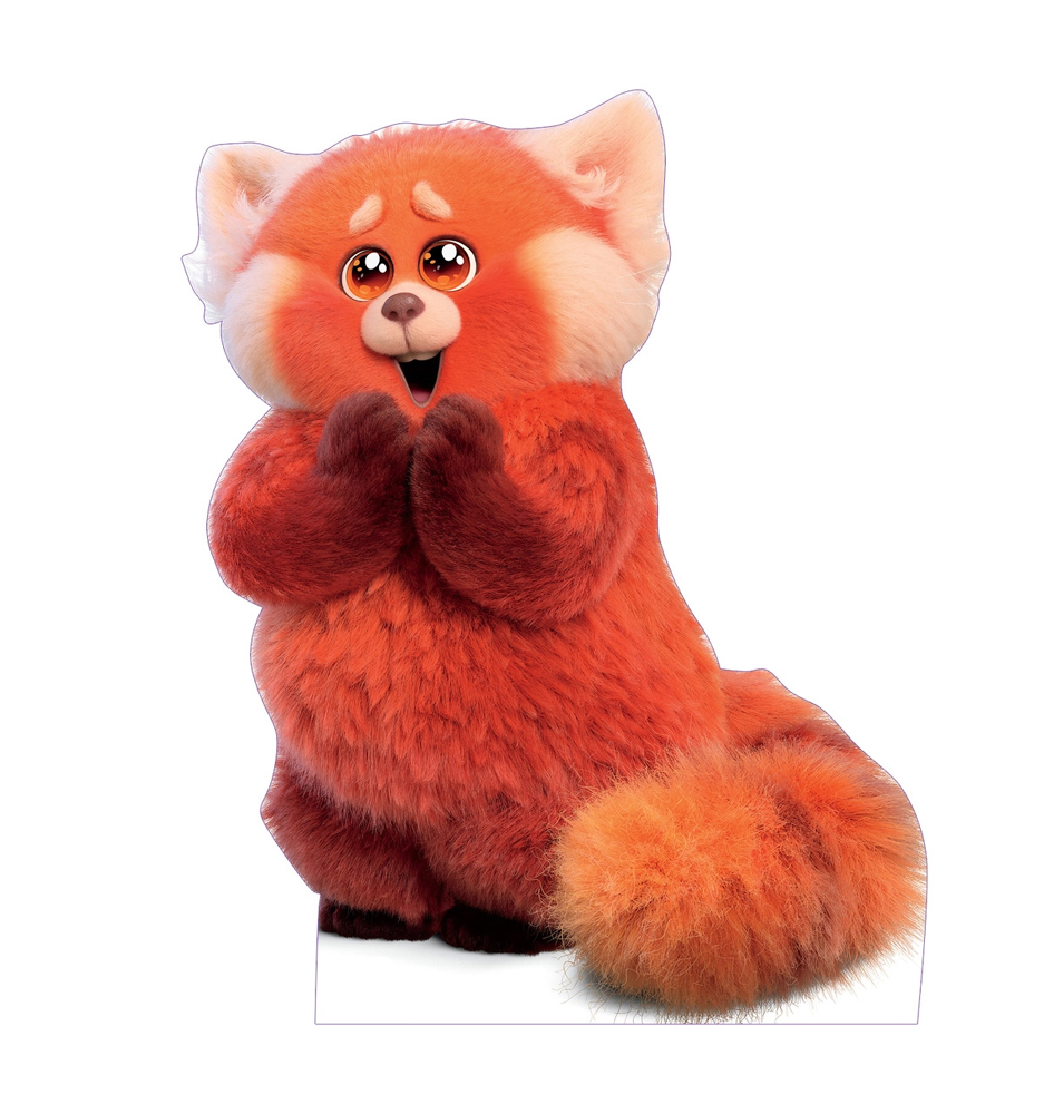 Disney Pixar Turning Red Red Panda Lifesize Cardboard Cutout Standee