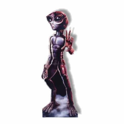 Life Size Roswell Alien Standee - Female