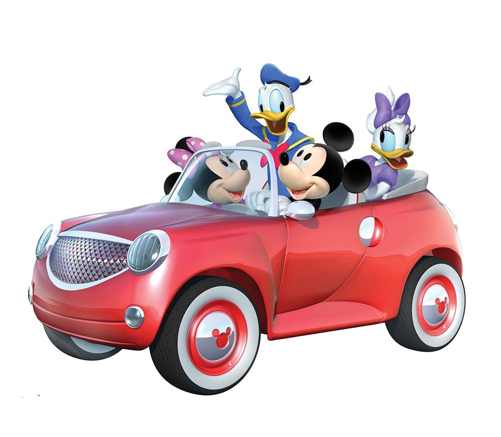 Mickey Car Ride Standee