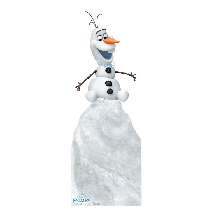 Olaf on Snow Mound Disney's Olaf's Frozen Adventure Standee
