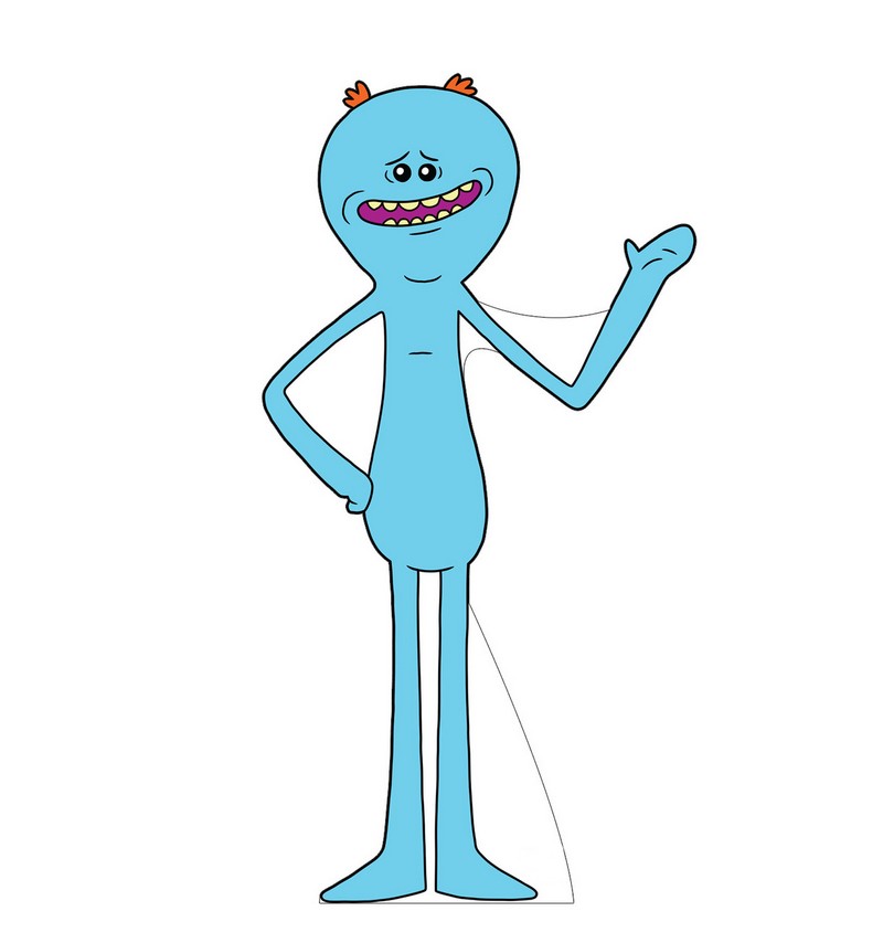 Rick and Morty Meeseeks Cardboard Cutout