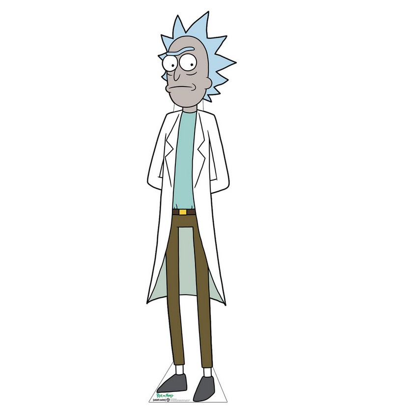 Rick and Morty Rick Glaring Cardboard Cutout