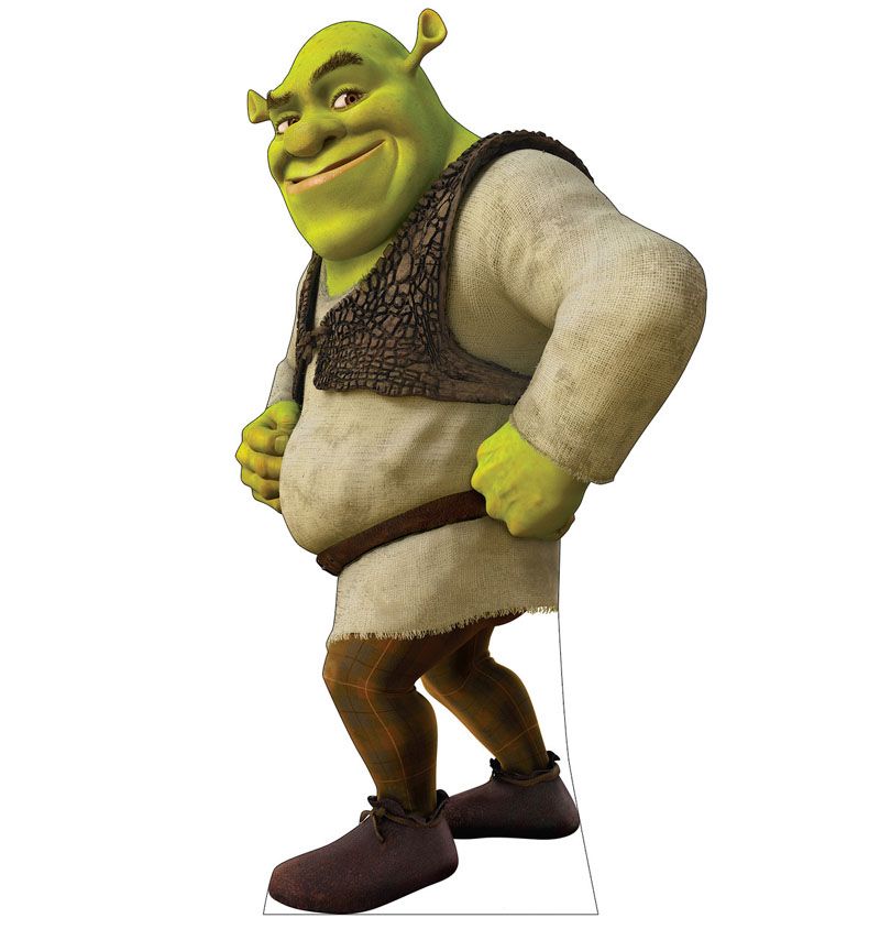 Shrek The Movie Shrek Cardboard Cutout