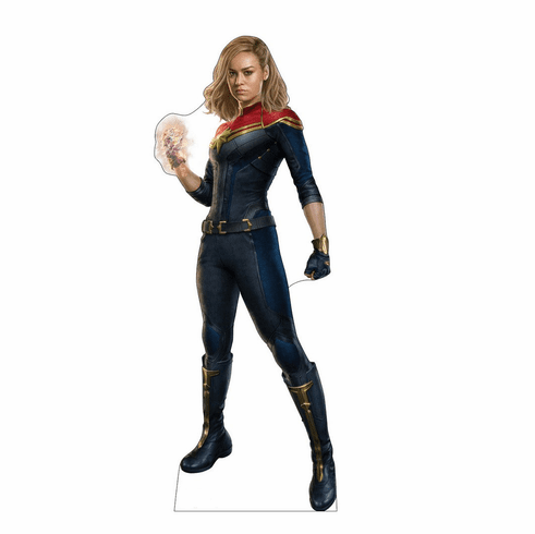 The Marvels Captain Marvel Lifesize Cardboard Cutout