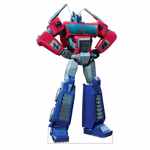 Transformers Earthspark Optimus Prime Cardboard Cutout
