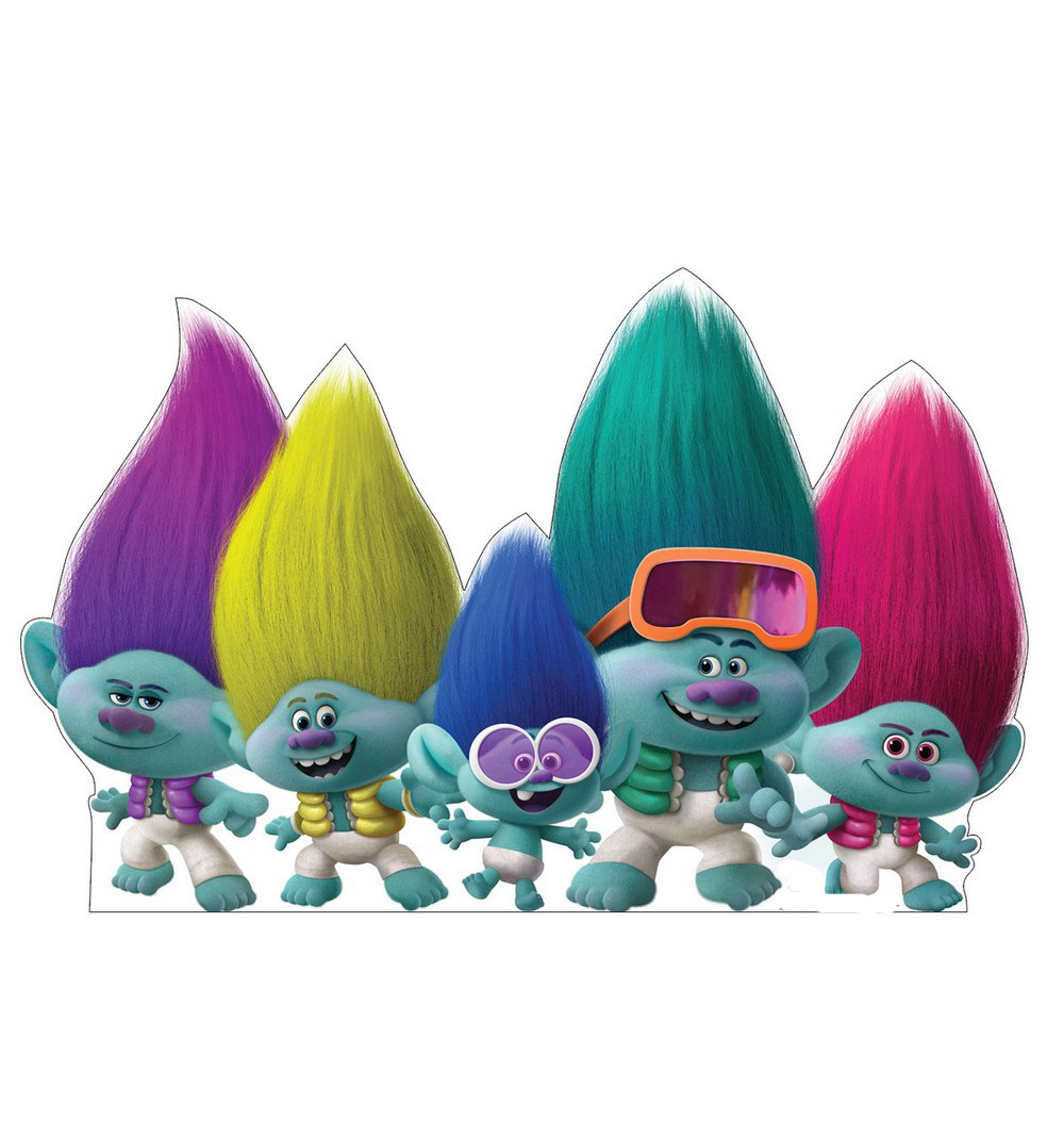 Trolls Band Together Brozone Young Lifesize Cardboard Cutout
