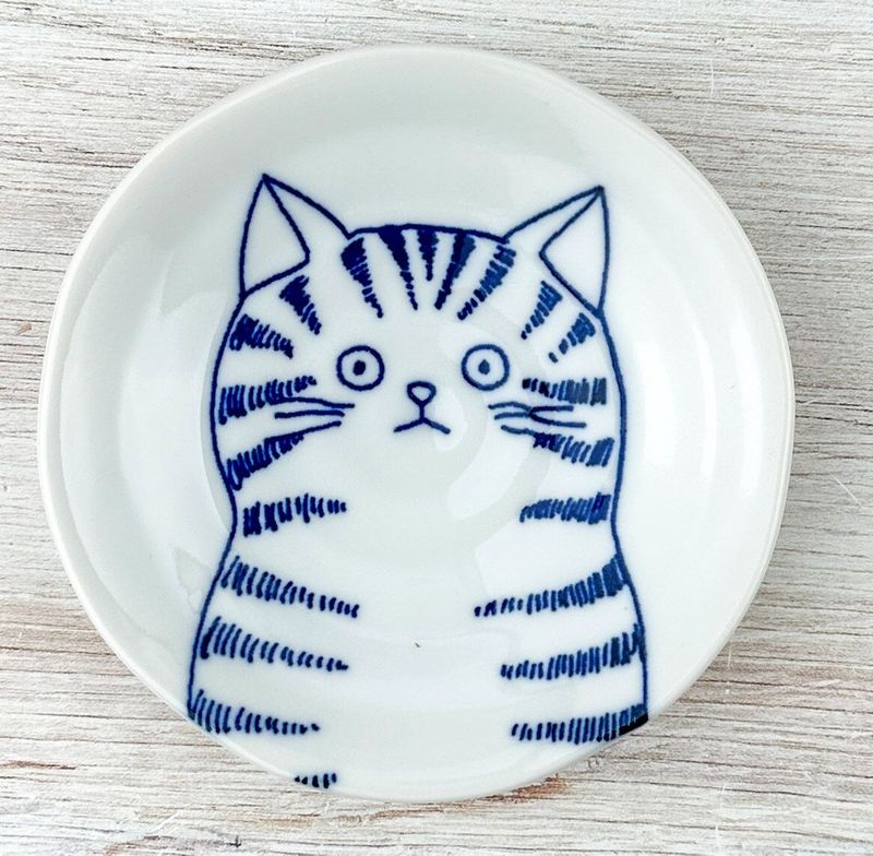 Cat Face "Meowchelin Star" Plate 4.75"