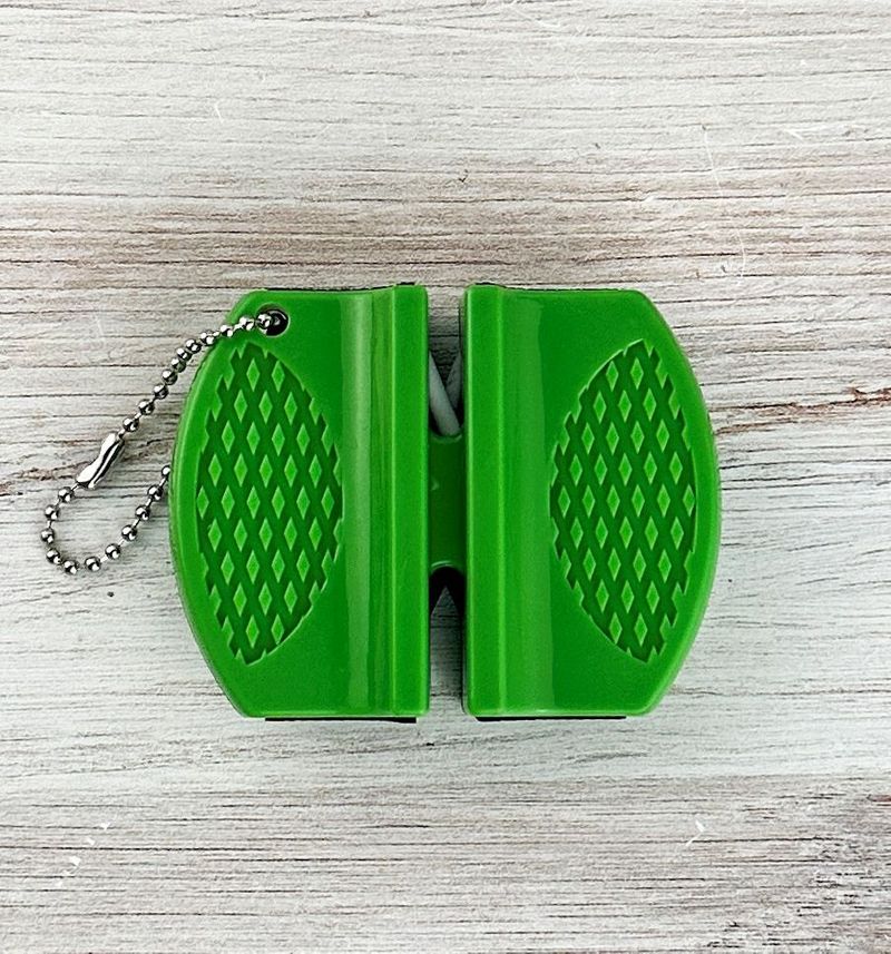 Green S2-Stage Knife Sharpener – Compact, Dual Grit ...
