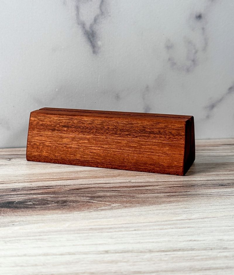 Tiger Wood Cleaver Stand