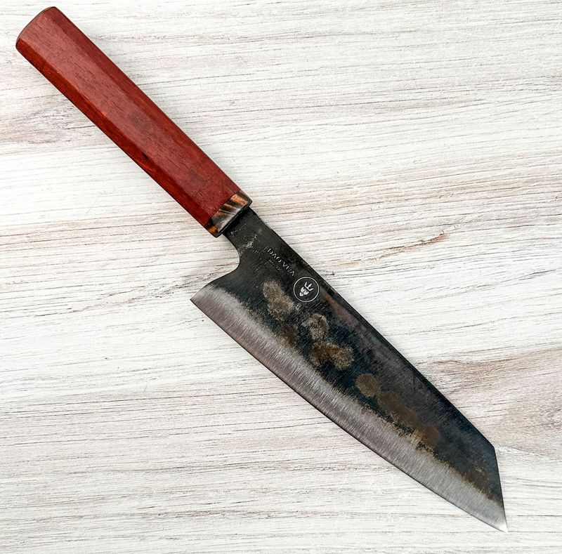 Daovua Bunka Knife 185mm – Handmade Vietnamese Kitchen Cutlery