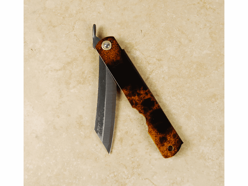 Higo Folder Blue #2 Tortoise Shell