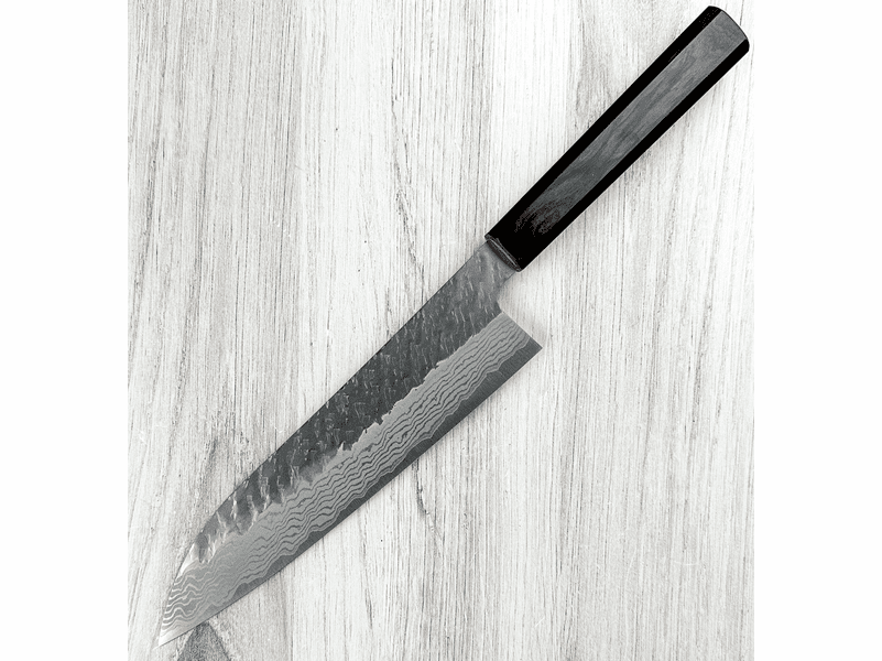 Nigara VG10 Tsuchime Damascus Gyuto 210mm