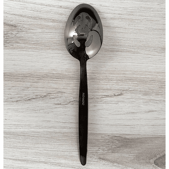 Richmond Black Slotted Spoon