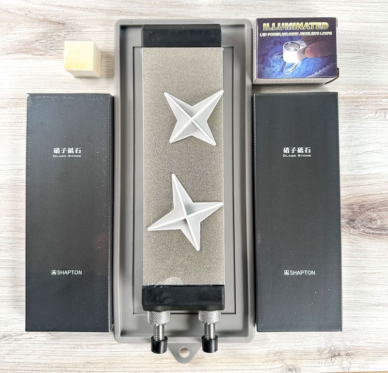 Shapton 8pc Starter Sharpening Stone Set|Chef Knives To Go