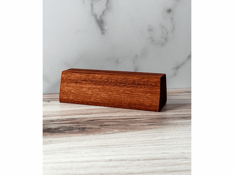 Tiger Wood Cleaver Stand