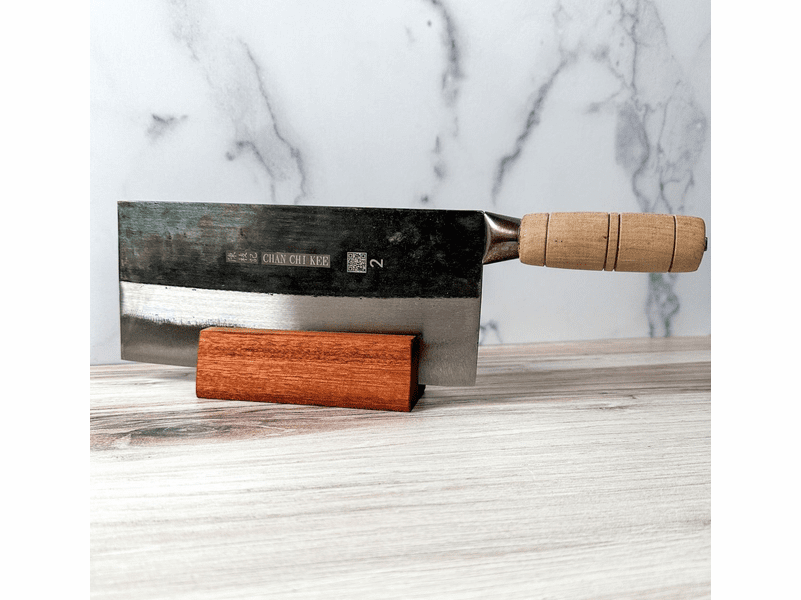 Tiger Wood Cleaver Stand