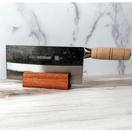 Tiger Wood Cleaver Stand