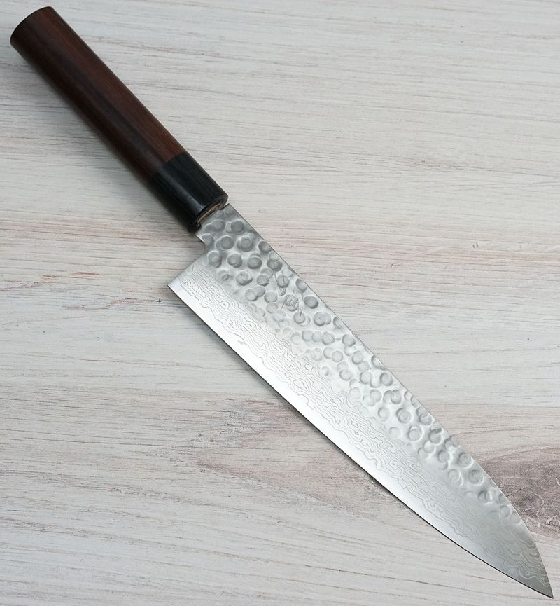 Tsunehisa VG10 Hammered Damascus Gyuto 210mm