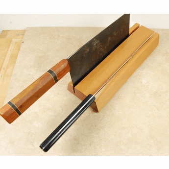 Two Slot Cleaver Knife Stand