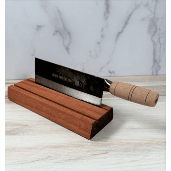 Two Slot Cleaver Knife Stand