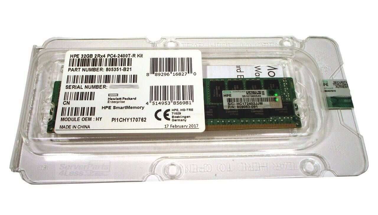 HPE Server Memory Upgrades | Chicago Computer Supply - HPE DDR4 32GB DIMM 288-Pin Registered ...