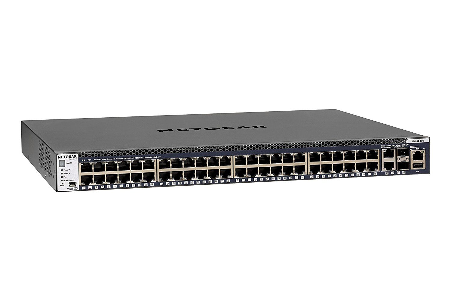 Netgear M4300 Intelligent Edge Series - Netgear M4300-52G 10GBASE-T/SFP ...