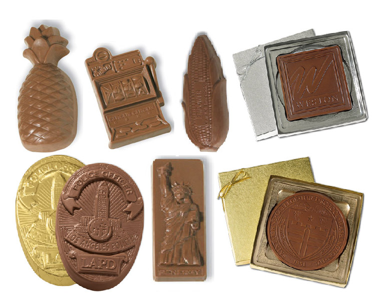 2.5 oz Custom Chocolate Shapes