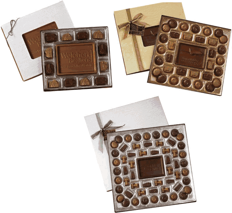 Custom Chocolate Centerpiece Gift Boxes - Buy Online!