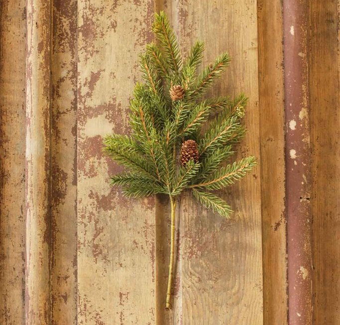 Artificial Stem Northern Soft Pine with Cones - 24-In.
