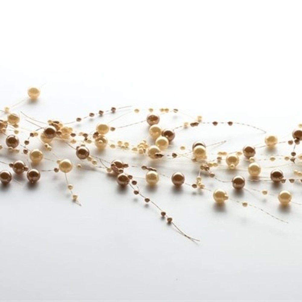 Beaded Garland - Soft Gold - 5ft